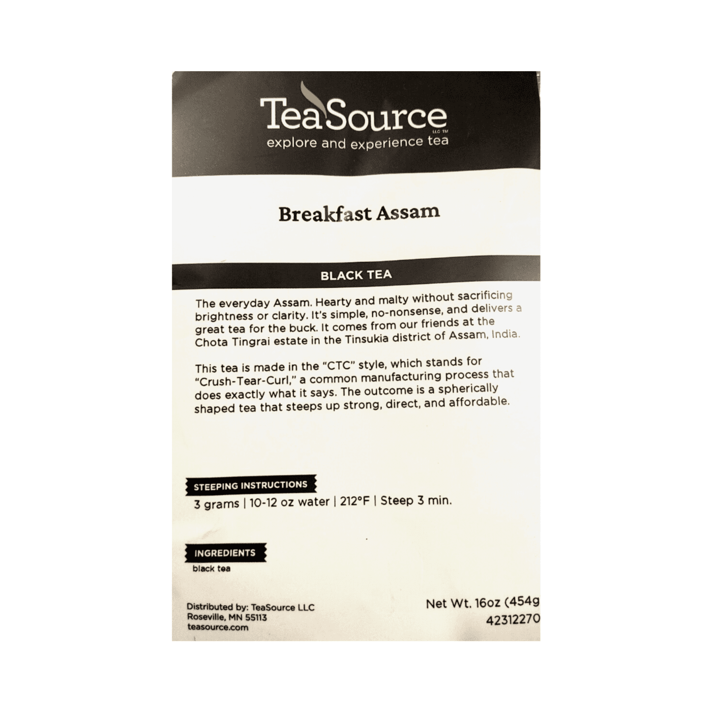 Breakfast Assam Tea - by the pound